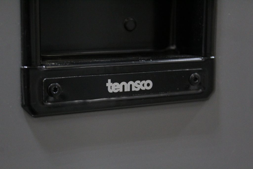 Tennsco Two-Tier Six Door Locker Unit with Recessed Handle, "Medium ...