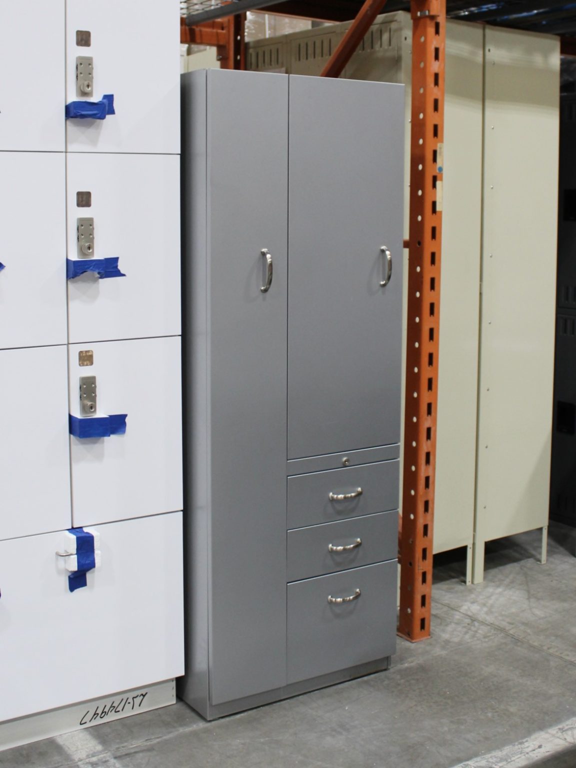 Steelcase 24" x 24" Storage Tower "Gray" - Laber's Furniture