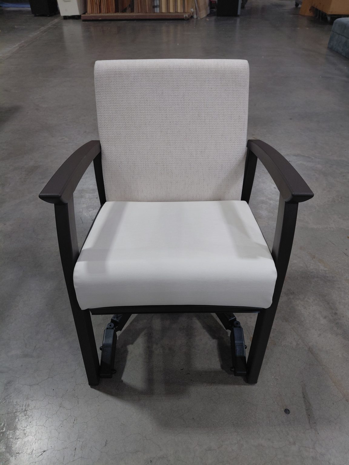 Global Primacare HT Dining Low Back Armchair with Lift Mechanism, Rear ...